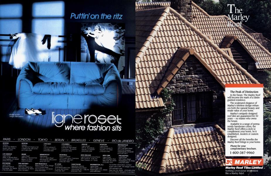 MARLEY | Architectural Digest | SEPTEMBER 1986