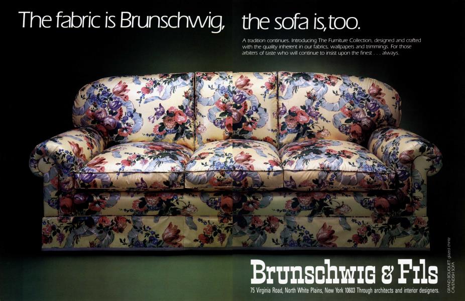 Brunschwig & Fils | Architectural Digest | OCTOBER 1986