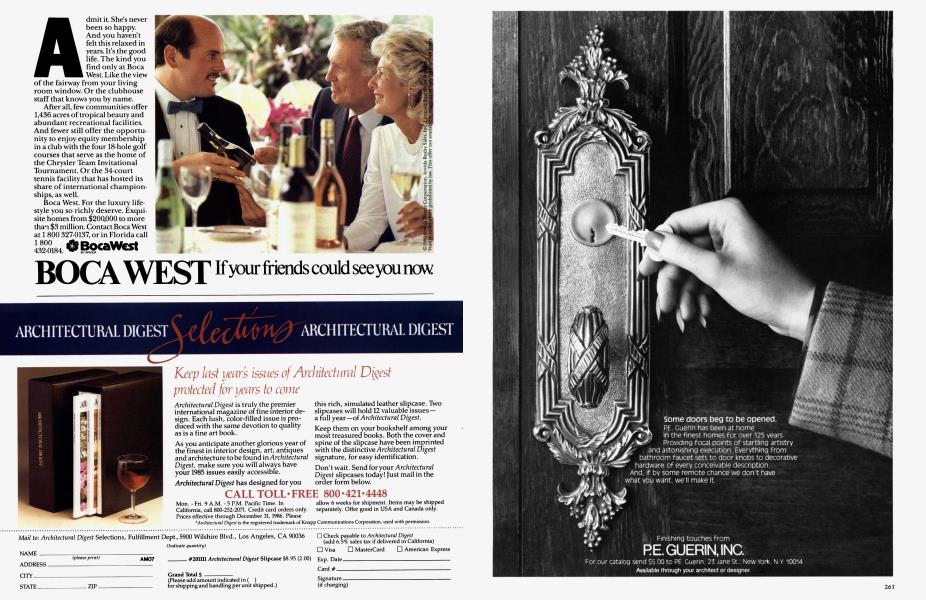 Architectural Digest | Architectural Digest | NOVEMBER 1986