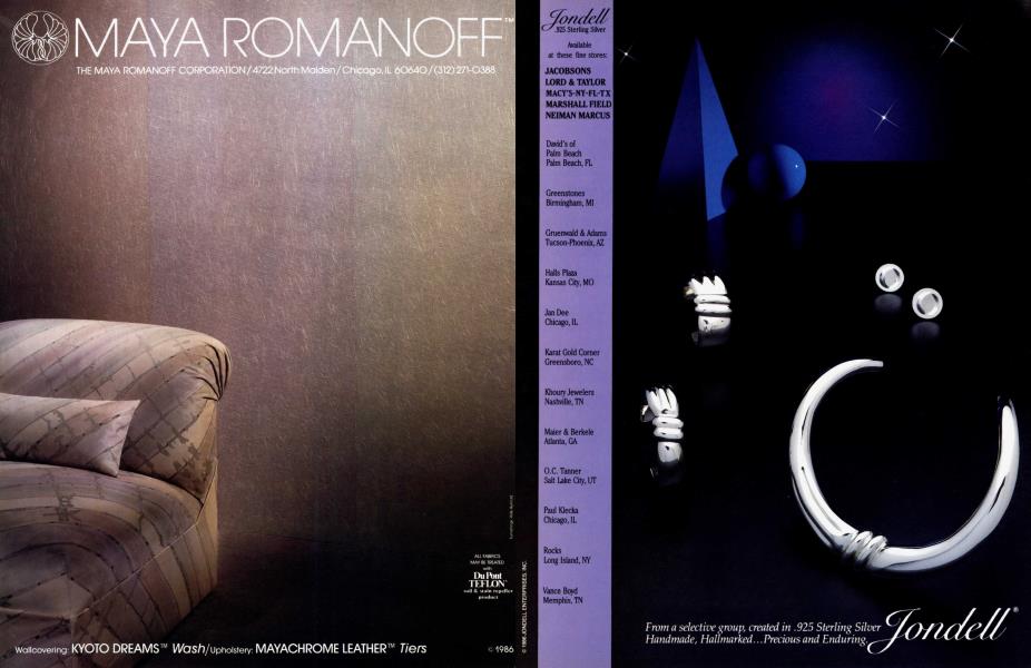 Maya Romanoff™ | Architectural Digest | NOVEMBER 1986