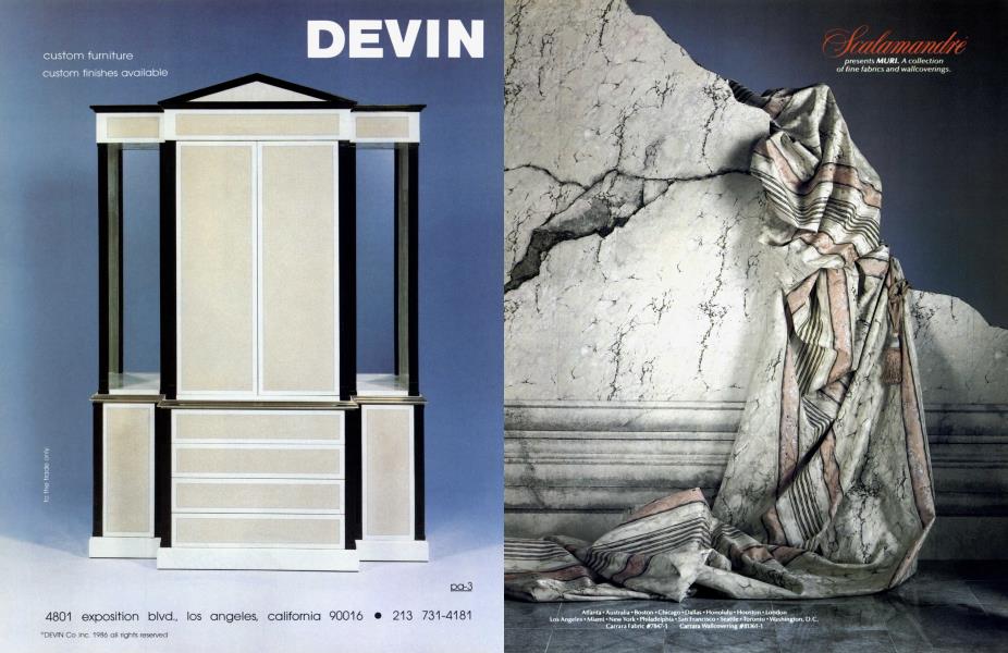 Scalamandré | Architectural Digest | NOVEMBER 1986