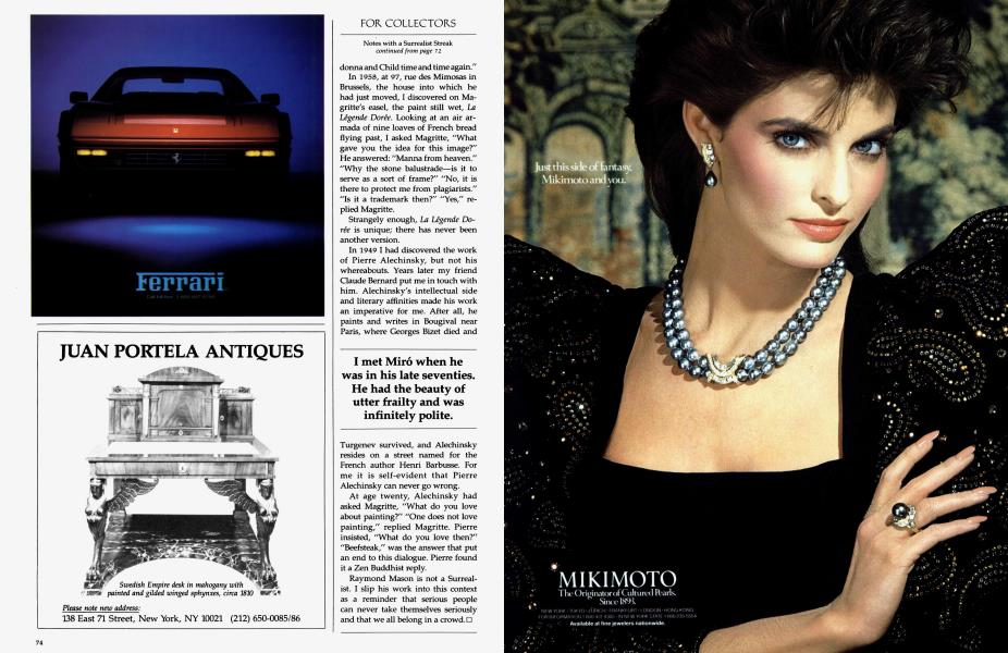 Mikimoto | Architectural Digest | NOVEMBER 1986