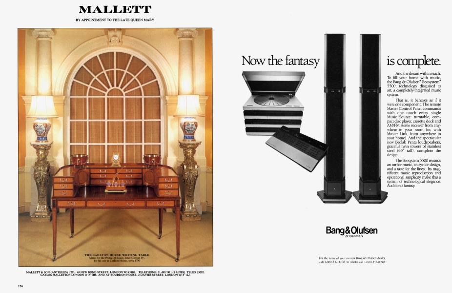 MALLETT | Architectural Digest | JANUARY 1987