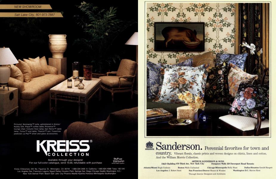 KREISS® | Architectural Digest | MARCH 1987