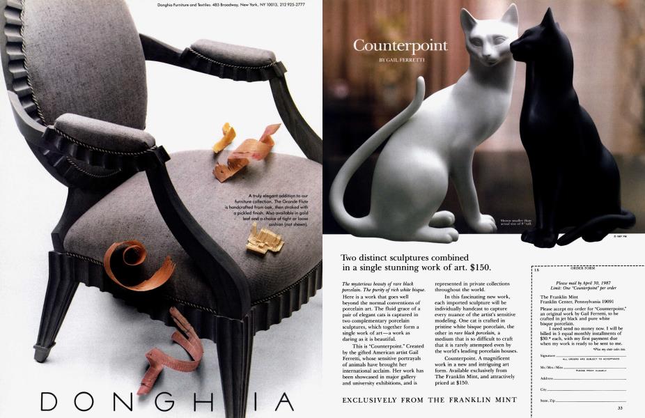 Counterpoint | Architectural Digest | MARCH 1987