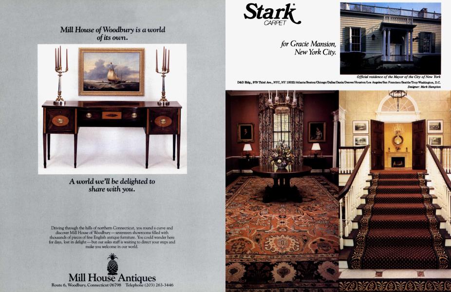 Mill House Antiques | Architectural Digest | MARCH 1987