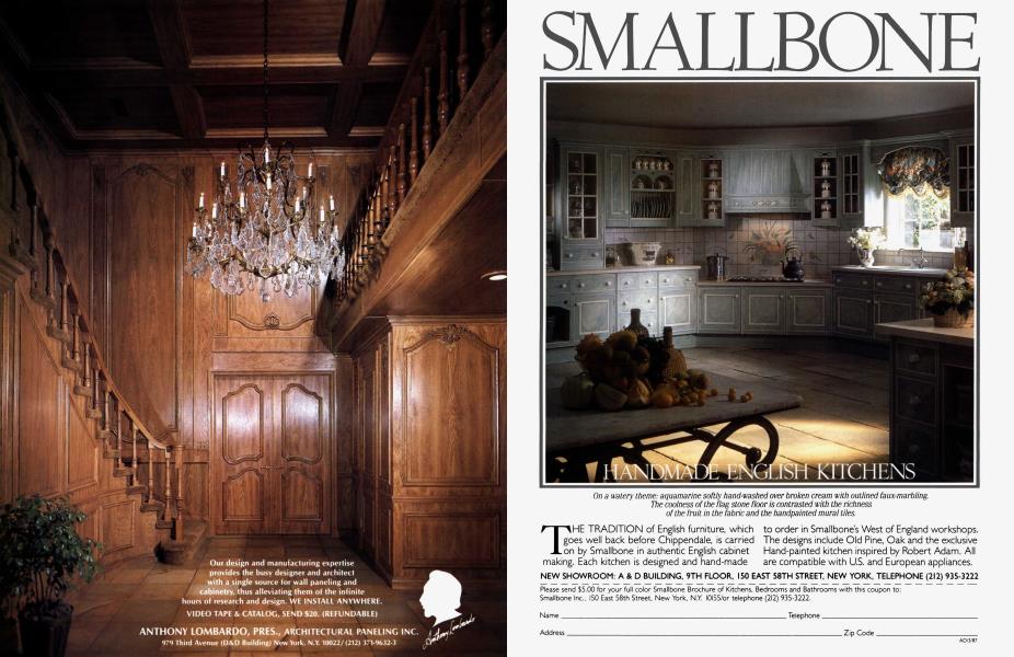 SMALLBONE | Architectural Digest | MARCH 1987