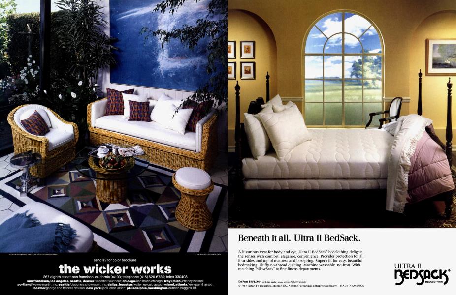 BEDSACK® | Architectural Digest | MARCH 1987