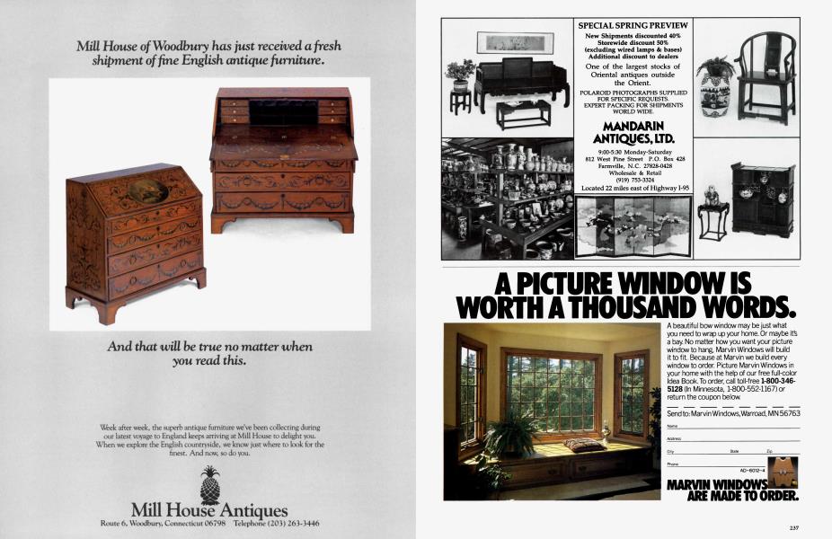 MARVIN WINDOWS | Architectural Digest | APRIL 1987