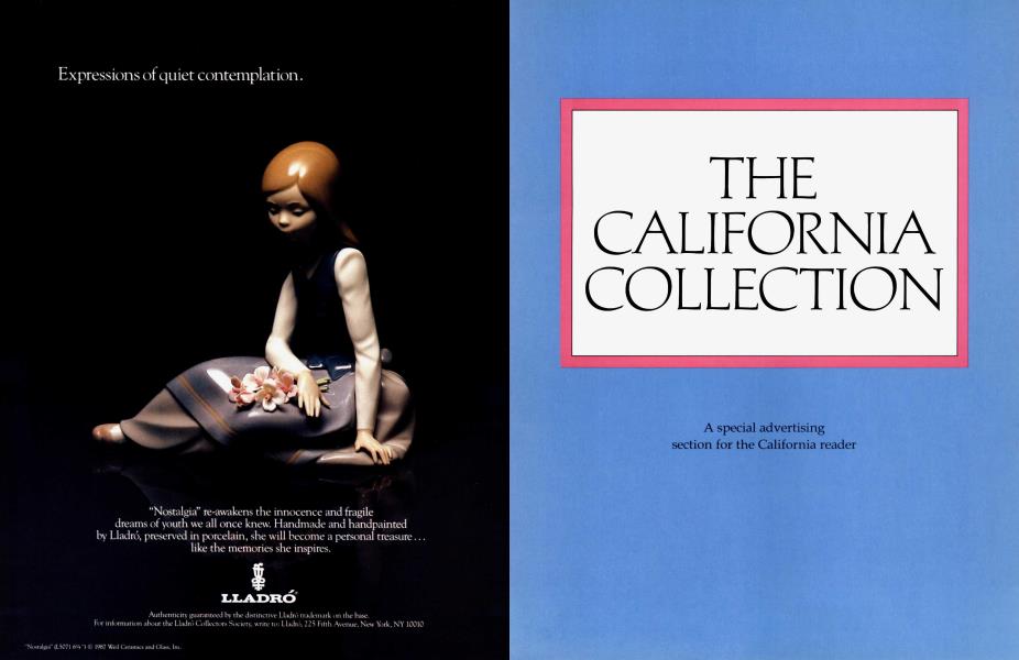THE CALIFORNIA COLLECTION | Architectural Digest | APRIL 1987