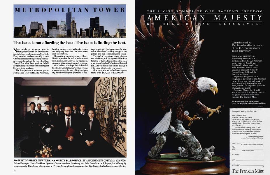 The Franklin Mint | Architectural Digest | APRIL 1987