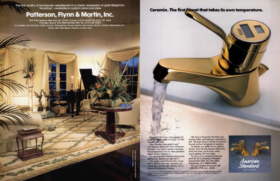 American Standard | Architectural Digest | APRIL 1987