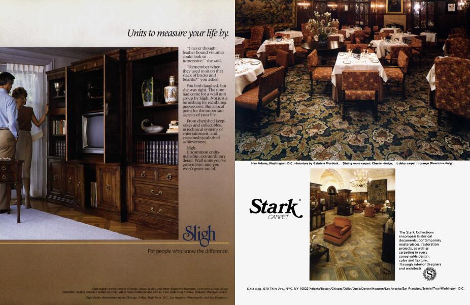Sligh | Architectural Digest | APRIL 1987