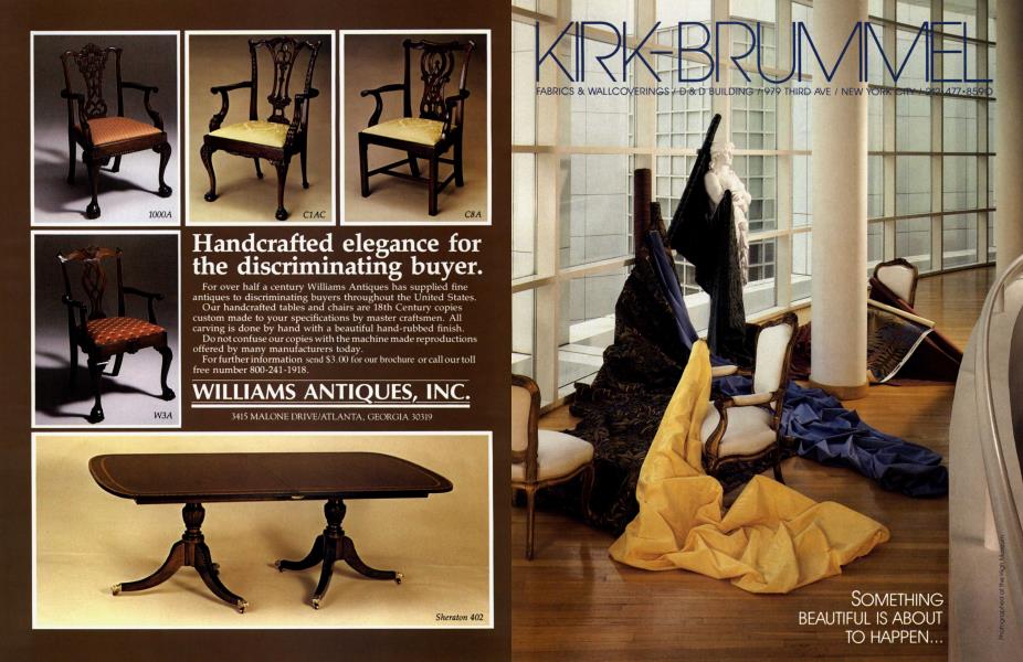 KIRK-BRUMMEL | Architectural Digest | APRIL 1987