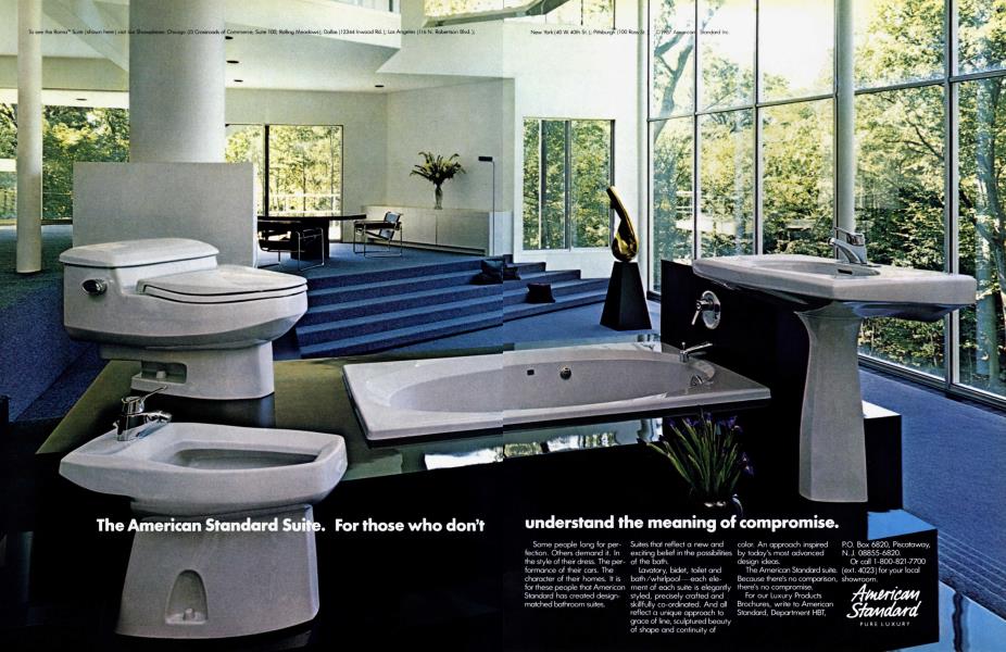 American Standard | Architectural Digest | MAY 1987