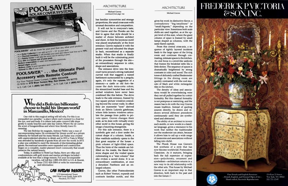 LAS HADAS RESORT | Architectural Digest | MAY 1987