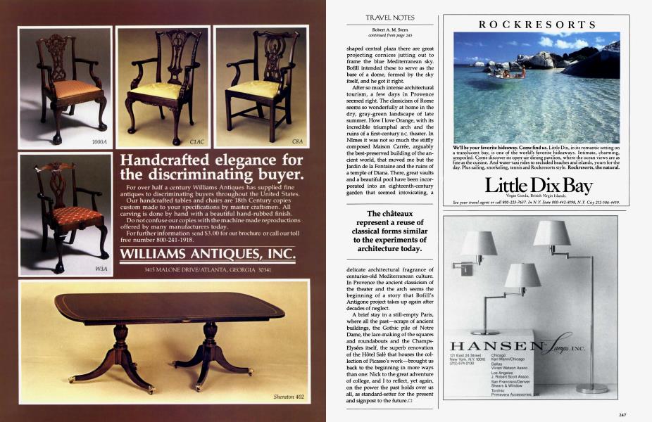 Little Dix Bay | Architectural Digest | JUNE 1987