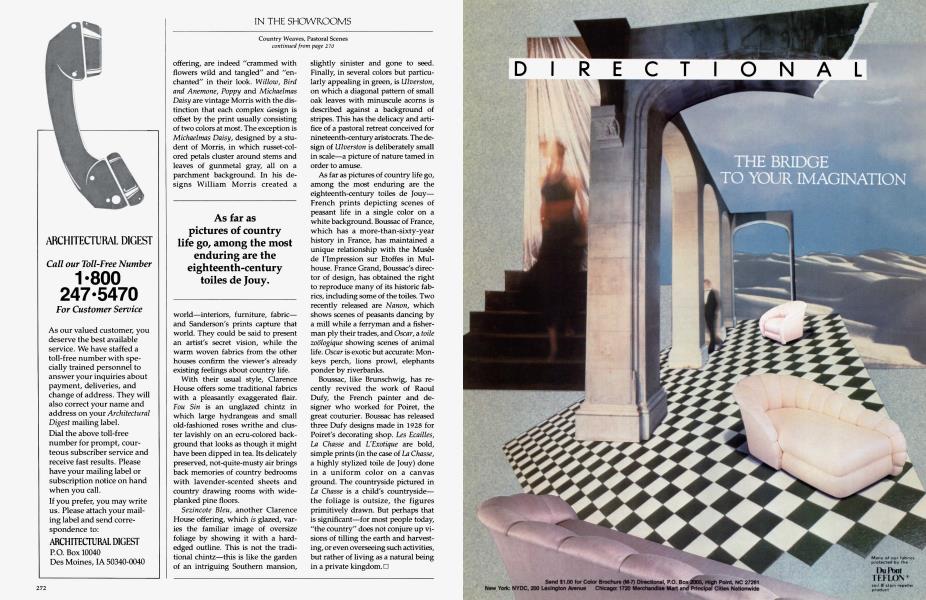 ARCHITECTURAL DIGEST | Architectural Digest | JUNE 1987