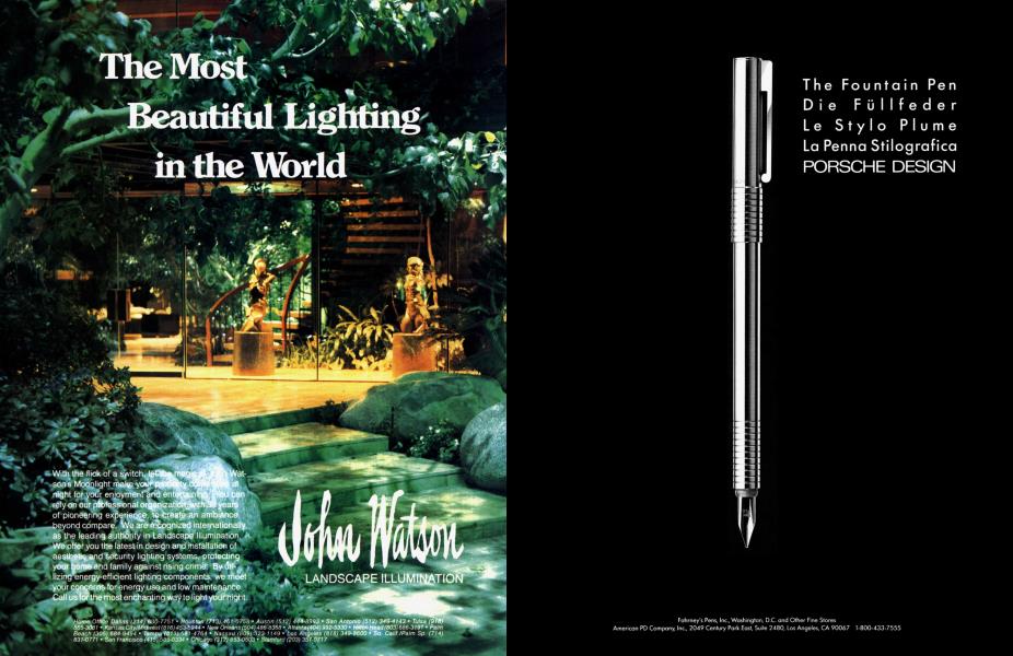 John Watson | Architectural Digest | JUNE 1987