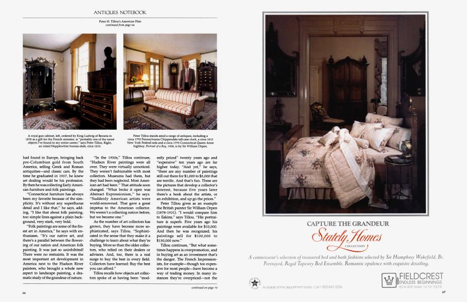 FIELDCREST | Architectural Digest | JUNE 1987