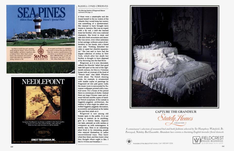SEA PINES RESORTS | Architectural Digest | JULY 1987