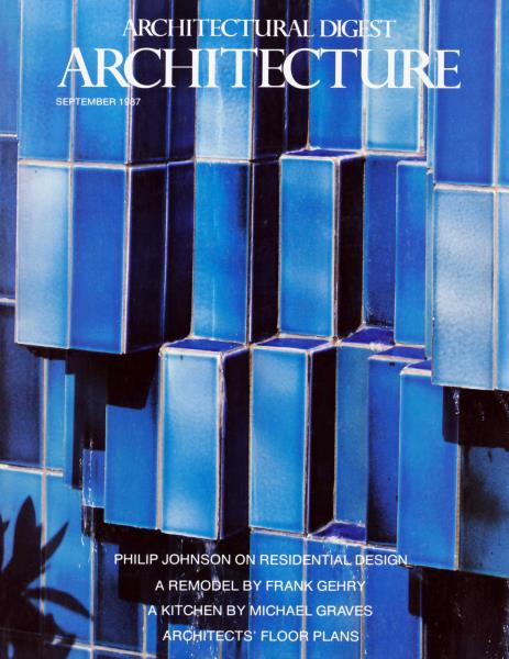 ARCHITECTURAL DIGEST ARCHITECTURE | Architectural Digest | SEPTEMBER 1987