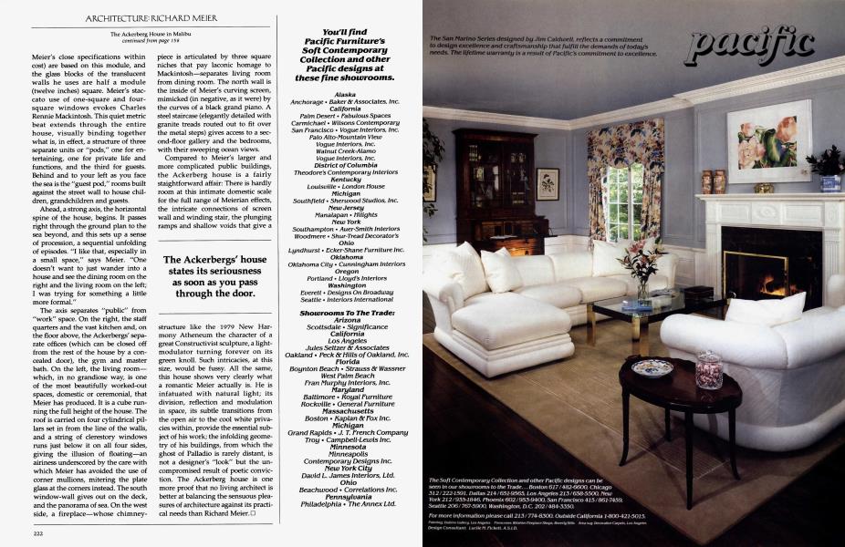 pacific | Architectural Digest | OCTOBER 1987