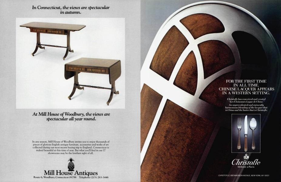 Mill House Antiques | Architectural Digest | OCTOBER 1987