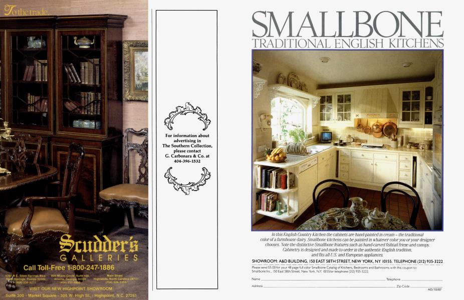 SMALLBONE | Architectural Digest | OCTOBER 1987