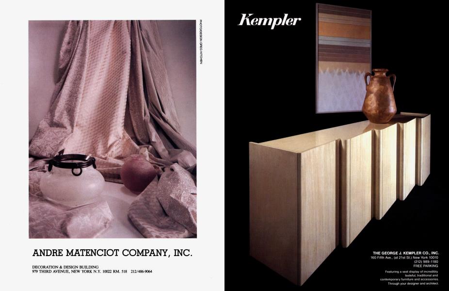 Kempler | Architectural Digest | NOVEMBER 1987