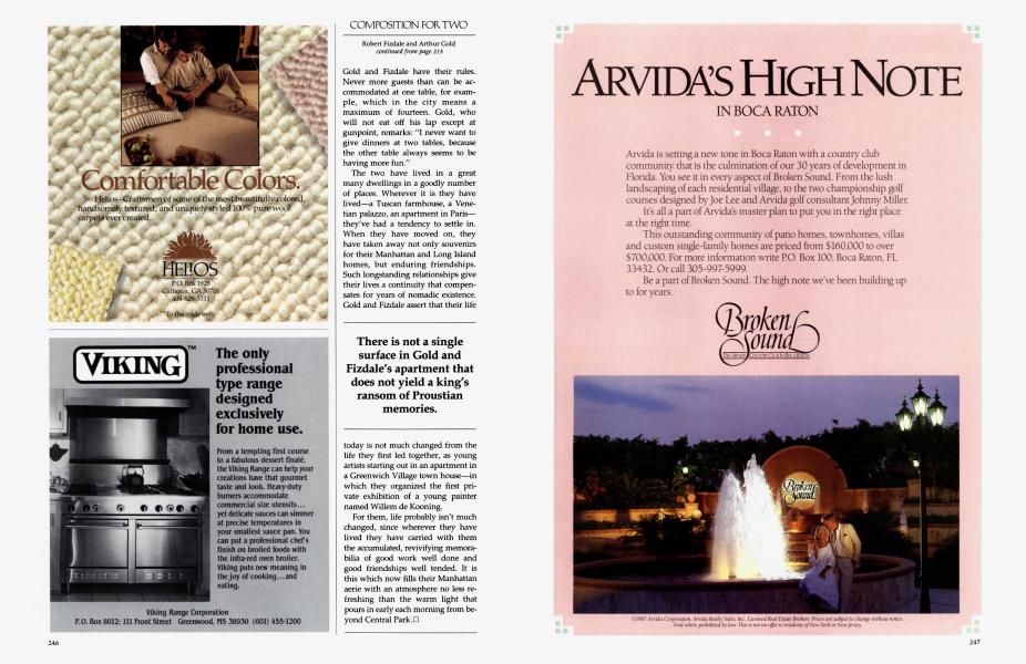 HELIOS | Architectural Digest | NOVEMBER 1987