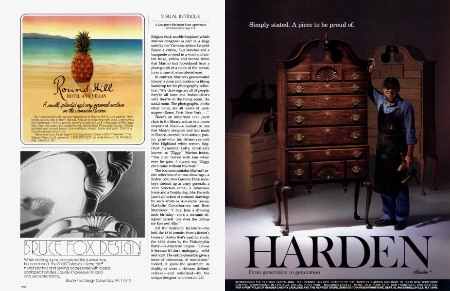 Round Hill | Architectural Digest | NOVEMBER 1987