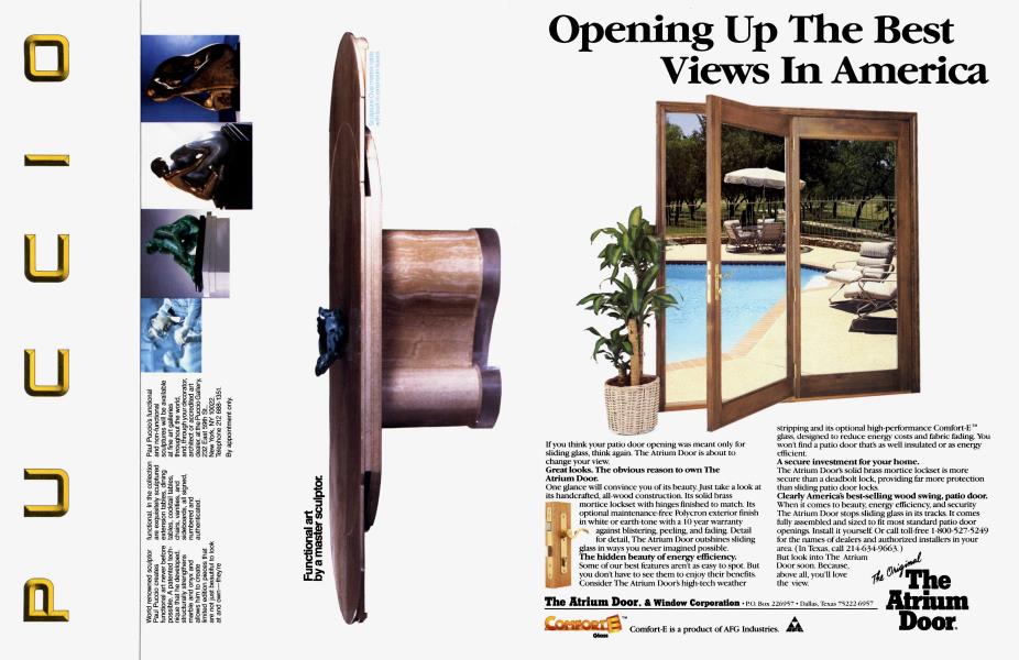 The Atrium Door® | Architectural Digest | NOVEMBER 1987
