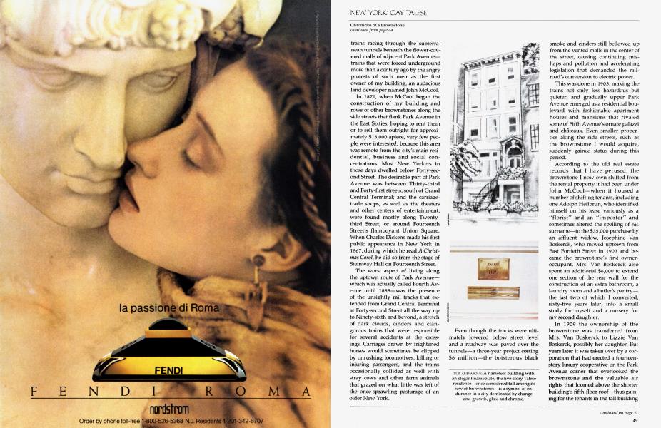 FENDI ROMA | Architectural Digest | NOVEMBER 1987