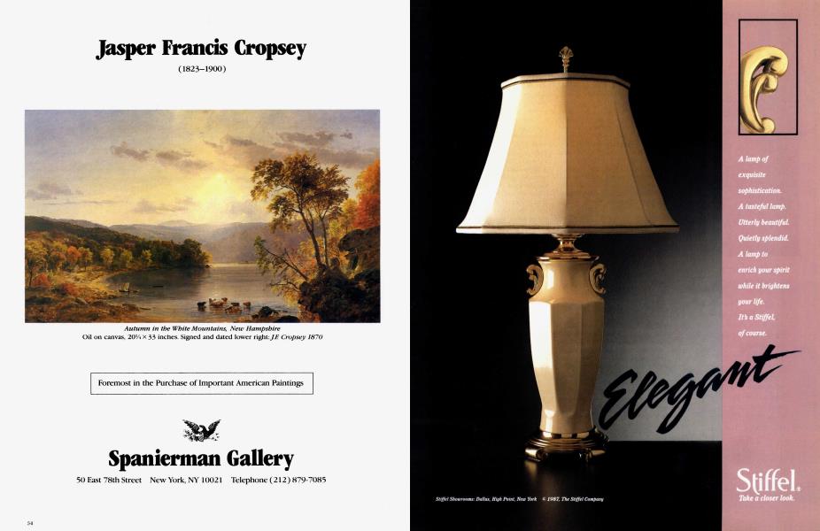 Stiffel® | Architectural Digest | NOVEMBER 1987