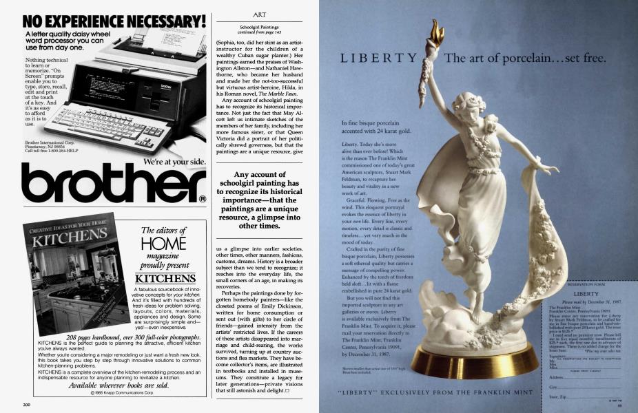 brother® | Architectural Digest | DECEMBER 1987