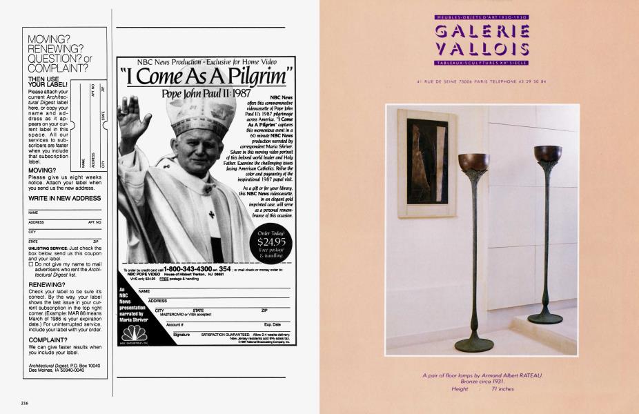 Architectural Digest | Architectural Digest | DECEMBER 1987