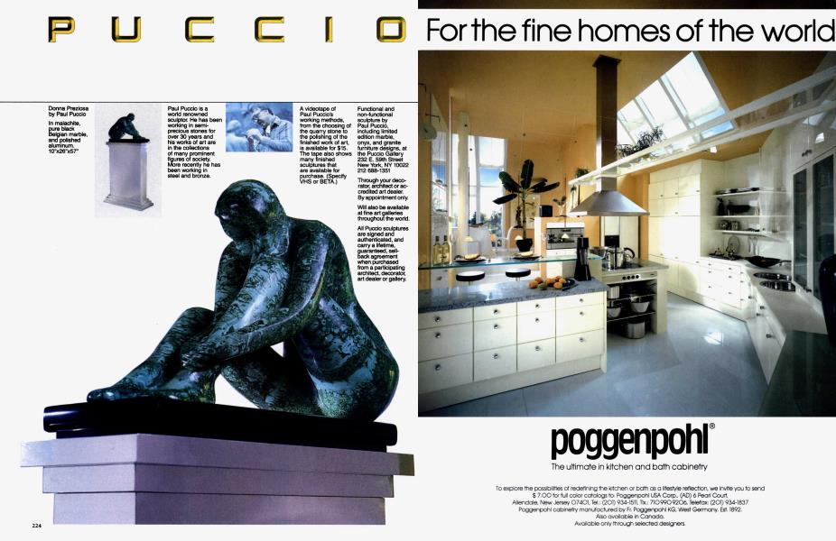 PUCCIO | Architectural Digest | DECEMBER 1987