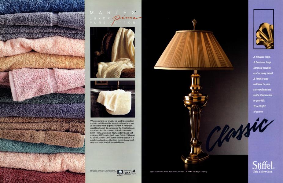 Stiffel® | Architectural Digest | DECEMBER 1987