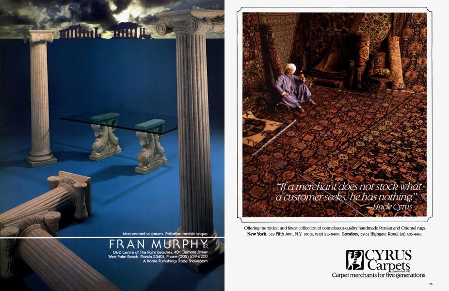 FRAN MURPHY INC | Architectural Digest | JANUARY 1988