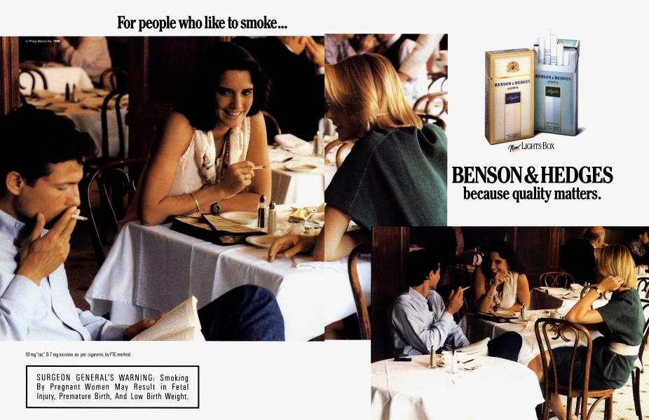 BENSON & HEDGES | Architectural Digest | FEBRUARY 1988