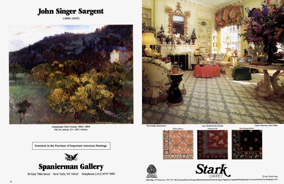 Spanierman Gallery | Architectural Digest | FEBRUARY 1988