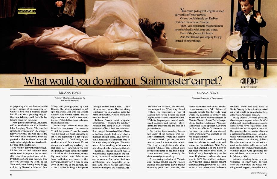 STAINMASTER | Architectural Digest | FEBRUARY 1988