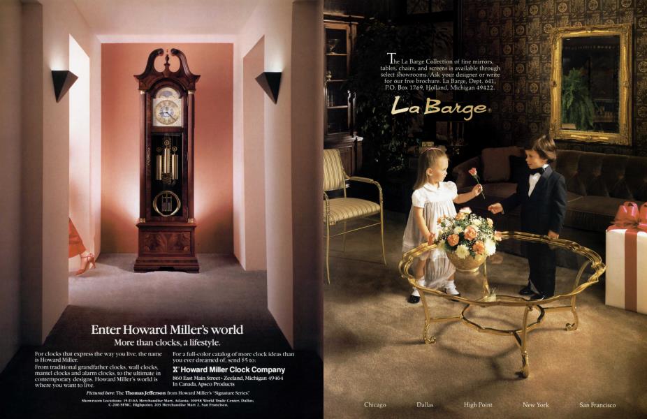 La Barge® | Architectural Digest | MARCH 1988
