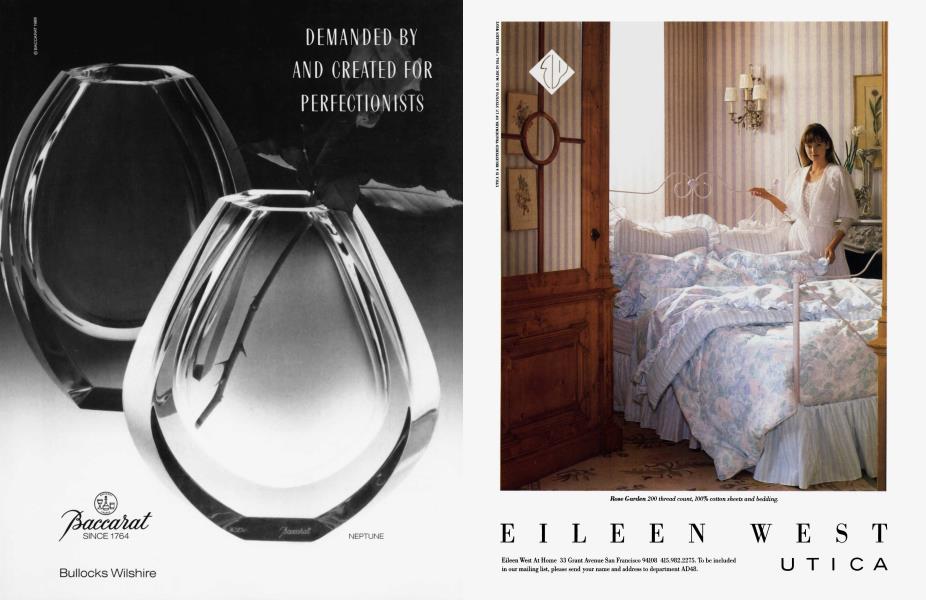 Eileen West | Architectural Digest | APRIL 1988