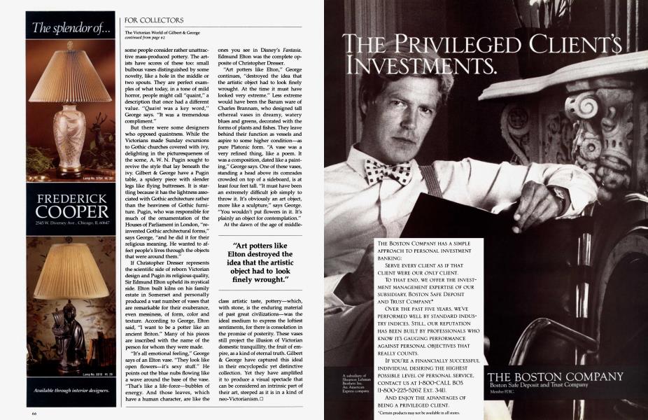The Boston Company | Architectural Digest | APRIL 1988