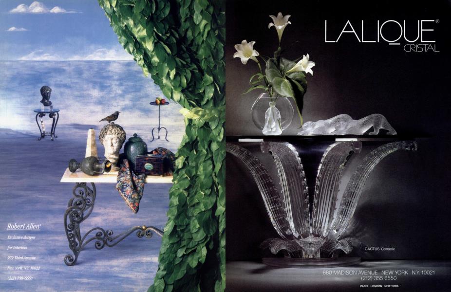 LALIQUE® | Architectural Digest | MAY 1988