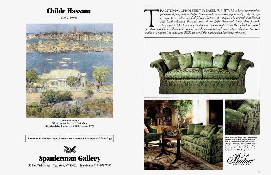 Spanierman Gallery | Architectural Digest | JULY 1988