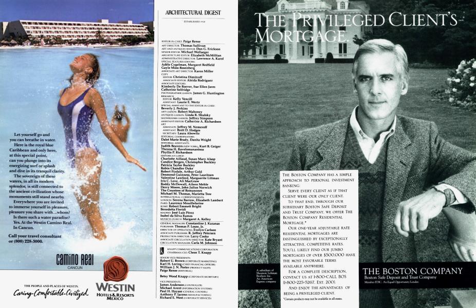 The Boston Company | Architectural Digest | JULY 1988