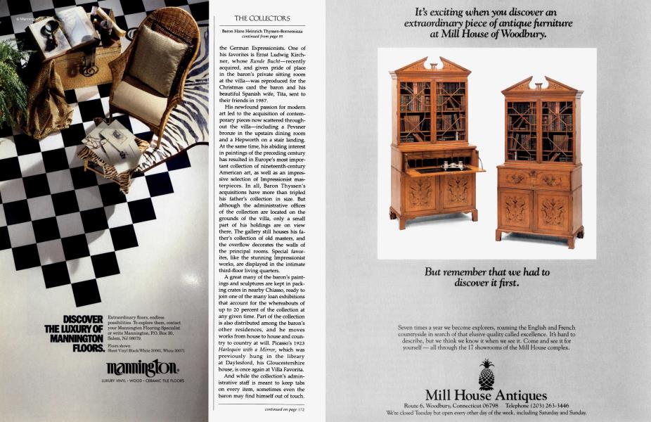 Mill House Antiques | Architectural Digest | JULY 1988